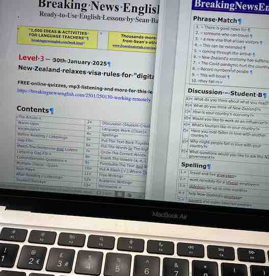 Digital Nomads - ESL Lesson Plan - Breaking News English Lesson